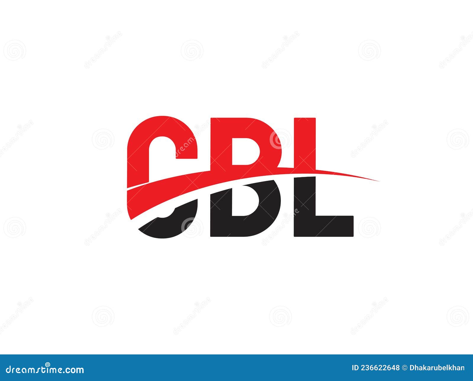 CBL Letter Initial Logo Design Vector Illustration Stock Vector ...