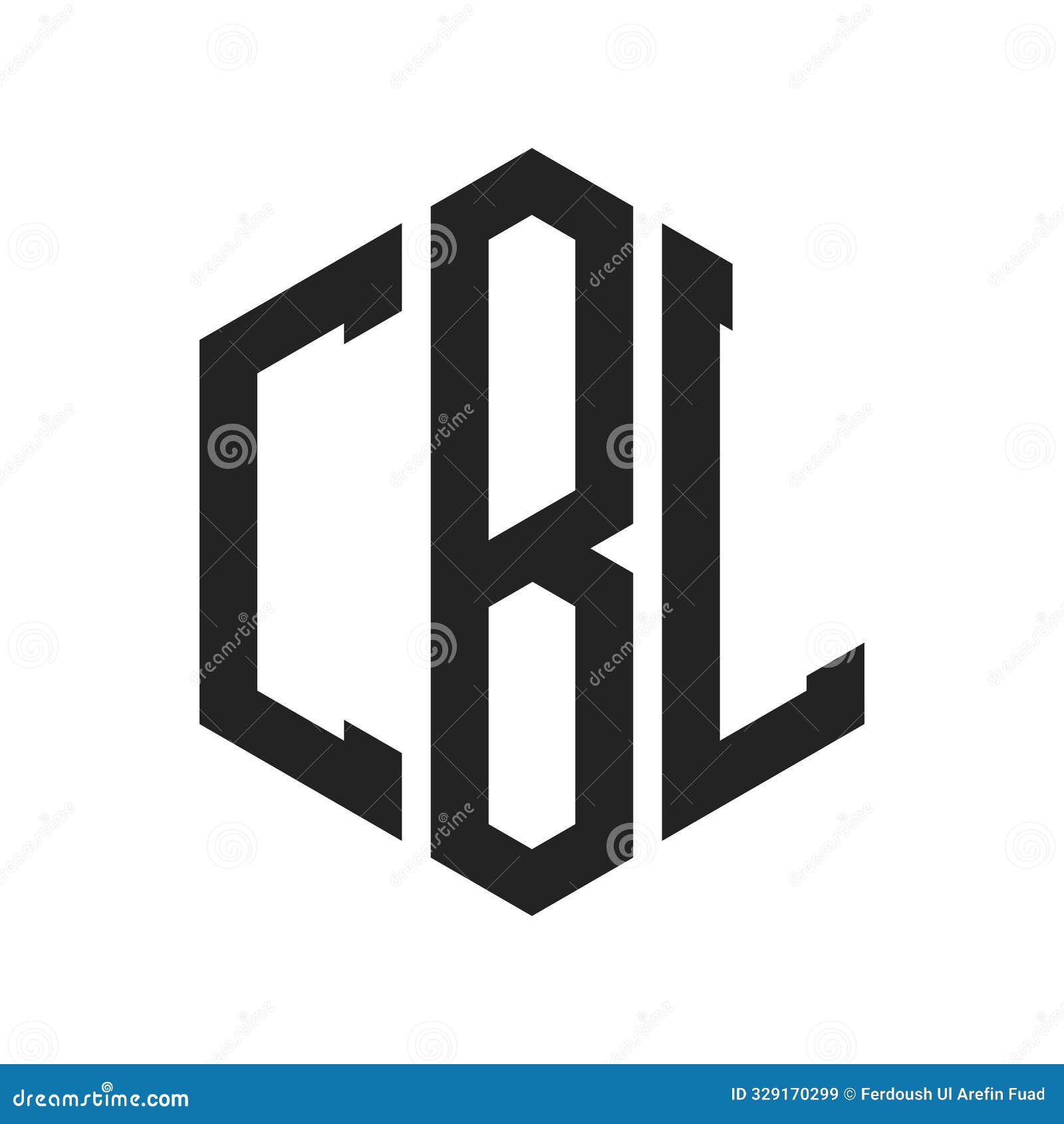 CBL Logo Design. Initial Letter CBL Monogram Logo Using Hexagon Shape ...