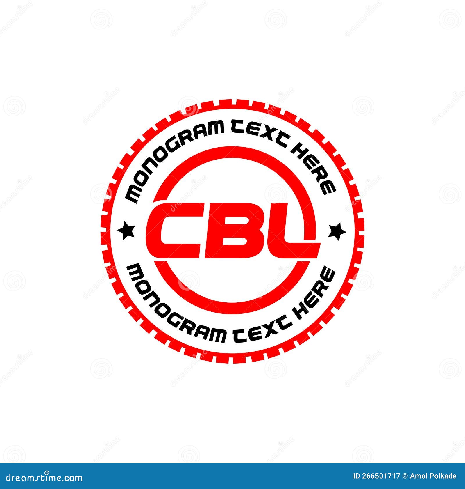 CBL Round Monogram. CBL Company Name Icon Stock Vector - Illustration ...