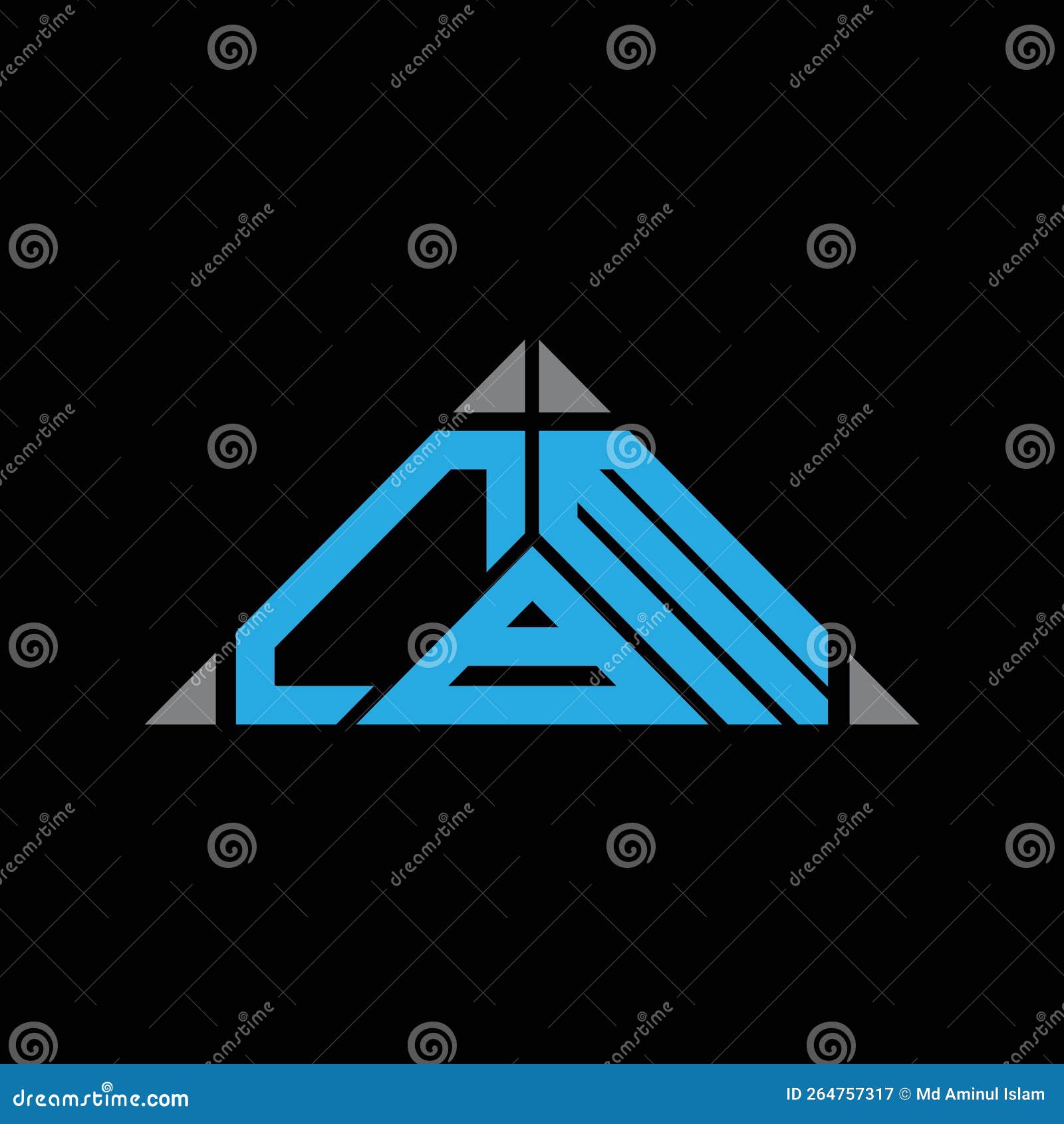 CBM Letter Logo Creative Design with Vector Graphic, Stock Vector ...