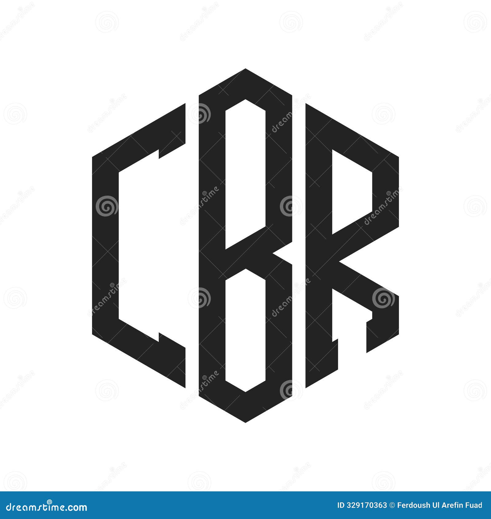 CBR Logo Design. Initial Letter CBR Monogram Logo Using Hexagon Shape ...