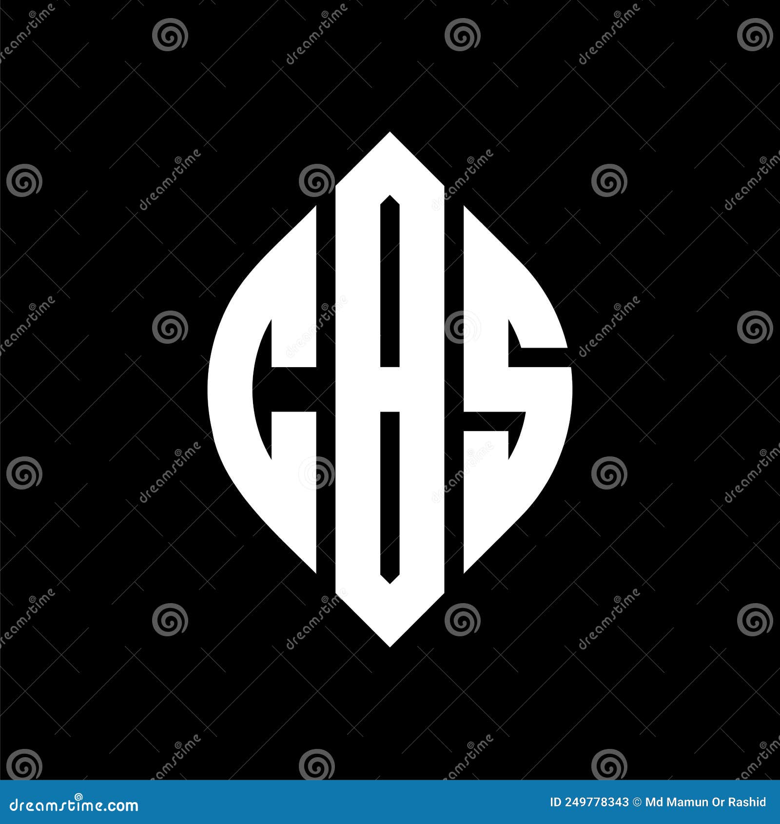 CBS Circle Letter Logo Design with Circle and Ellipse Shape. CBS ...