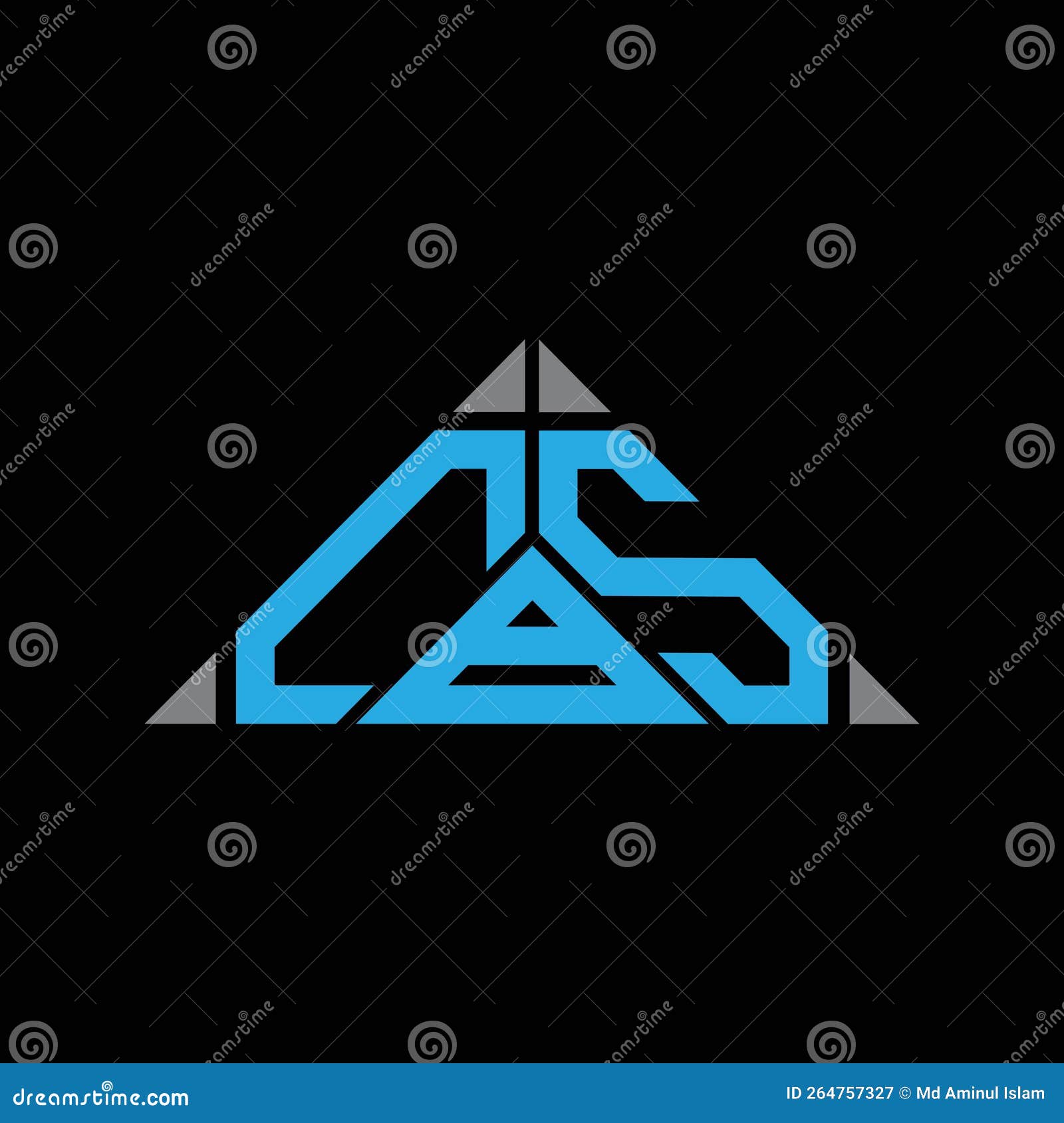 CBS Letter Logo Creative Design with Vector Graphic, Stock Vector ...