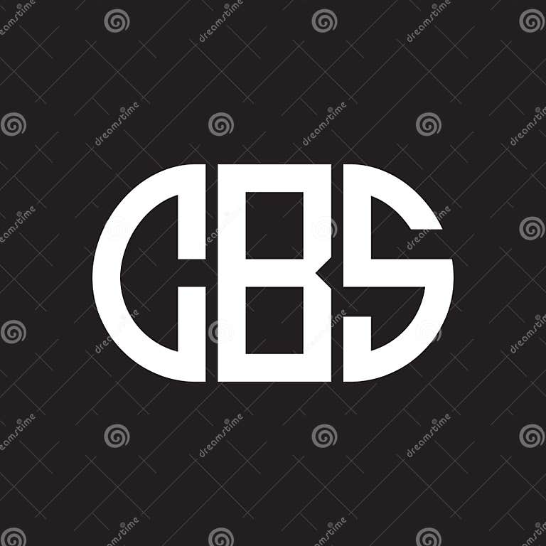 CBS Letter Logo Design on Black Background. CBS Creative Initials ...