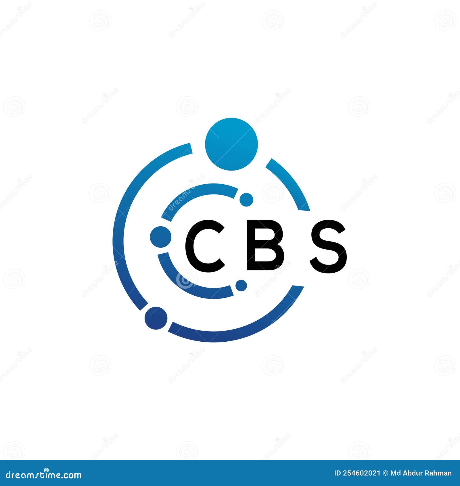 CBS Letter Logo Design on White Background. CBS Creative Initials ...