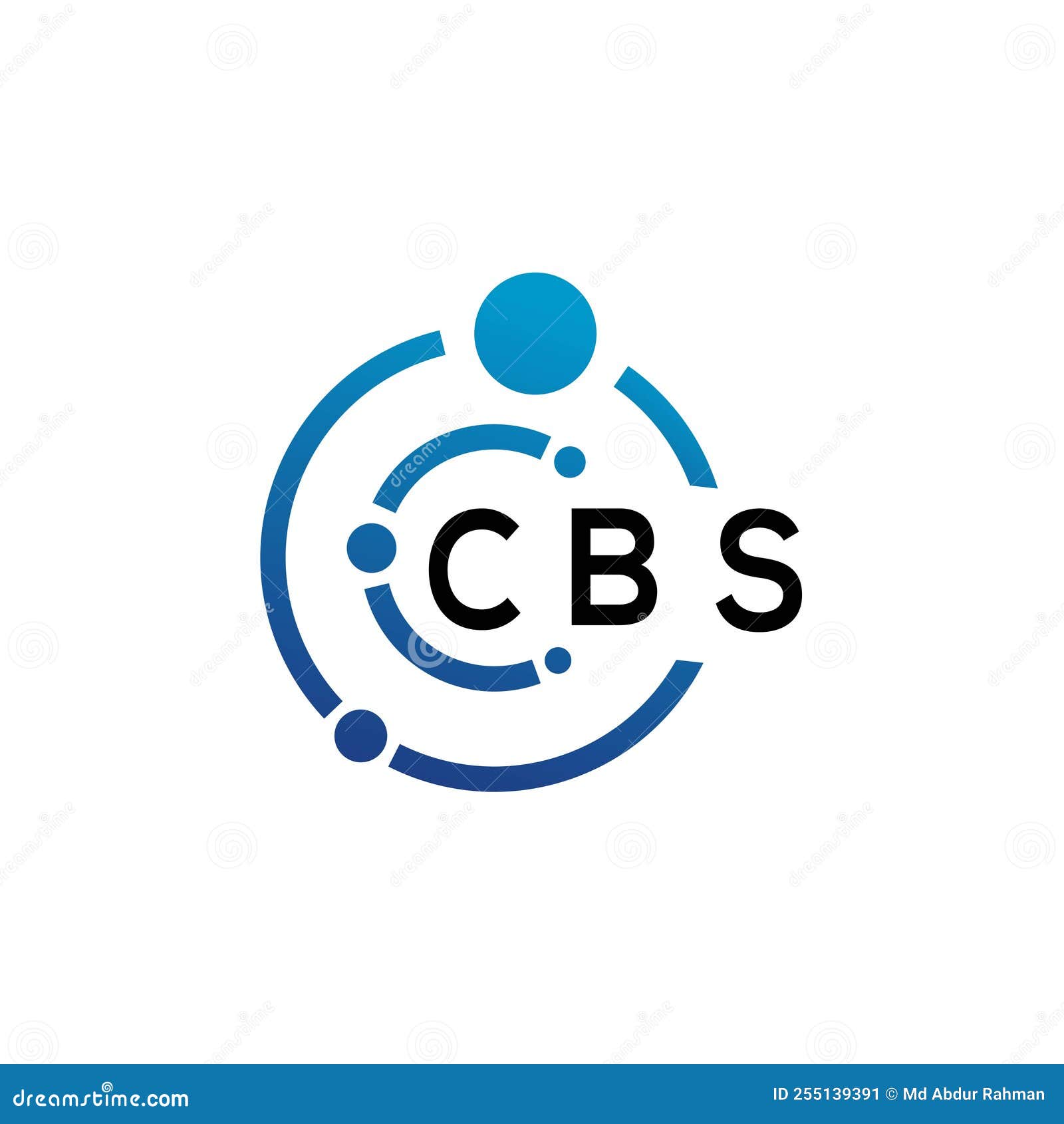 CBS Letter Logo Design On White Background. CBS Creative Initials ...