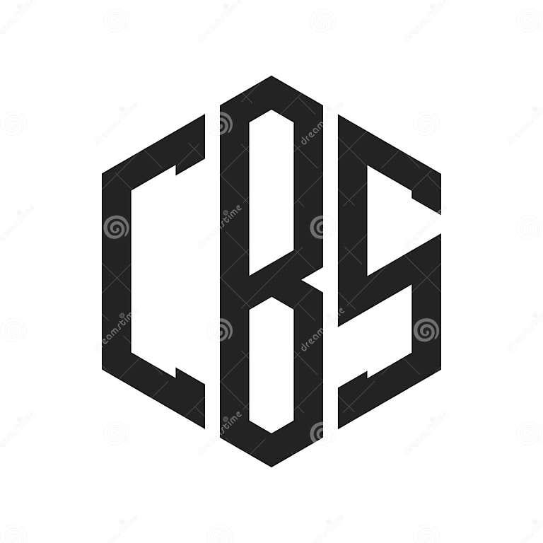 CBS Logo Design. Initial Letter CBS Monogram Logo Using Hexagon Shape ...