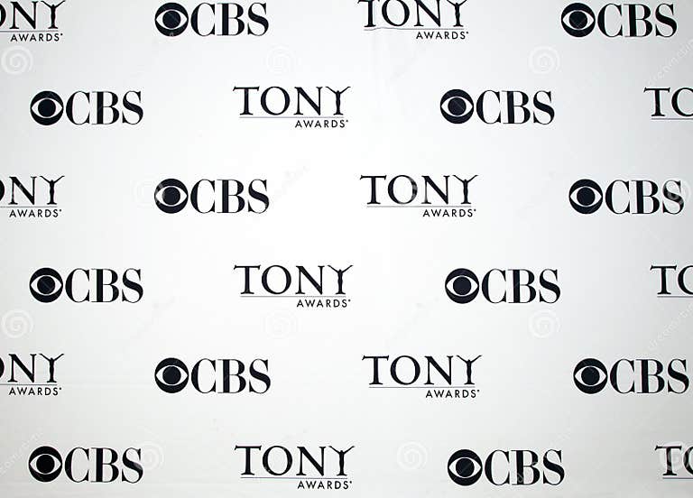 CBS Tony Awards Logo editorial stock image. Image of york - 18936844