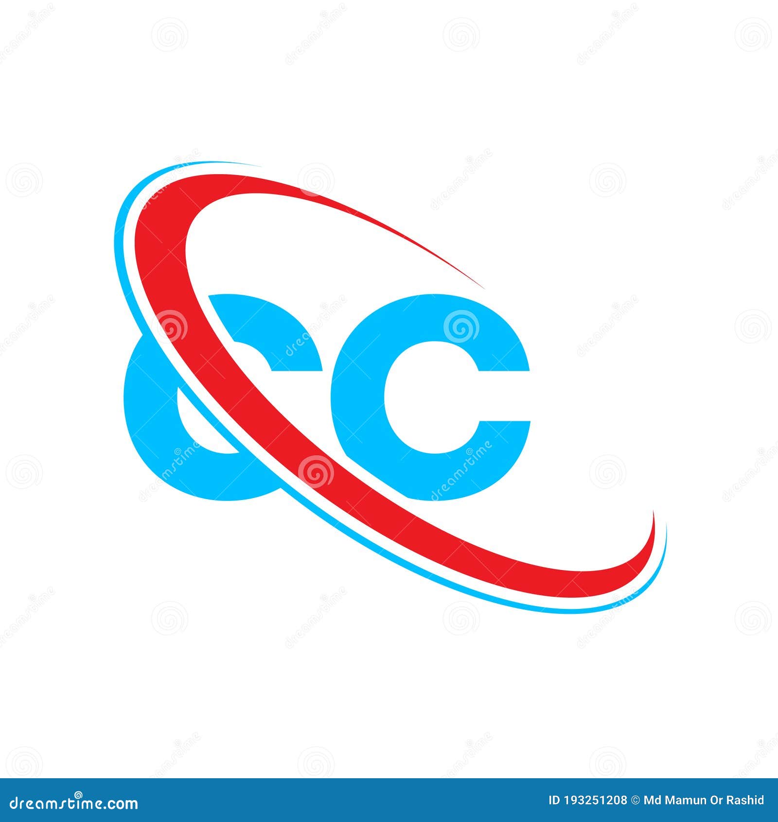 CC C C Letter Logo Design. Initial Letter CC Linked Circle Upercase ...