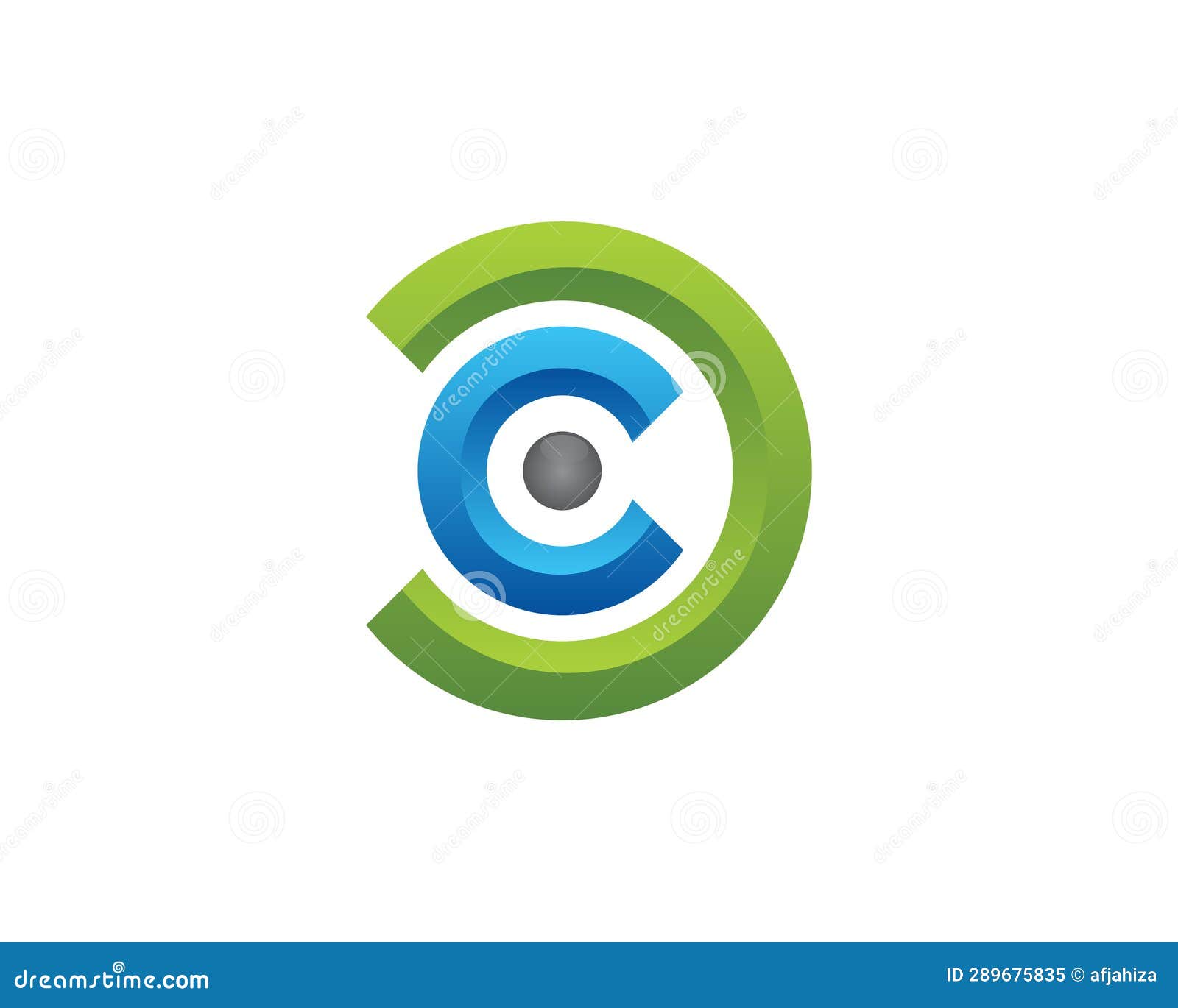 Cc Circle Letter Logo 1 Template Stock Illustration - Illustration of ...