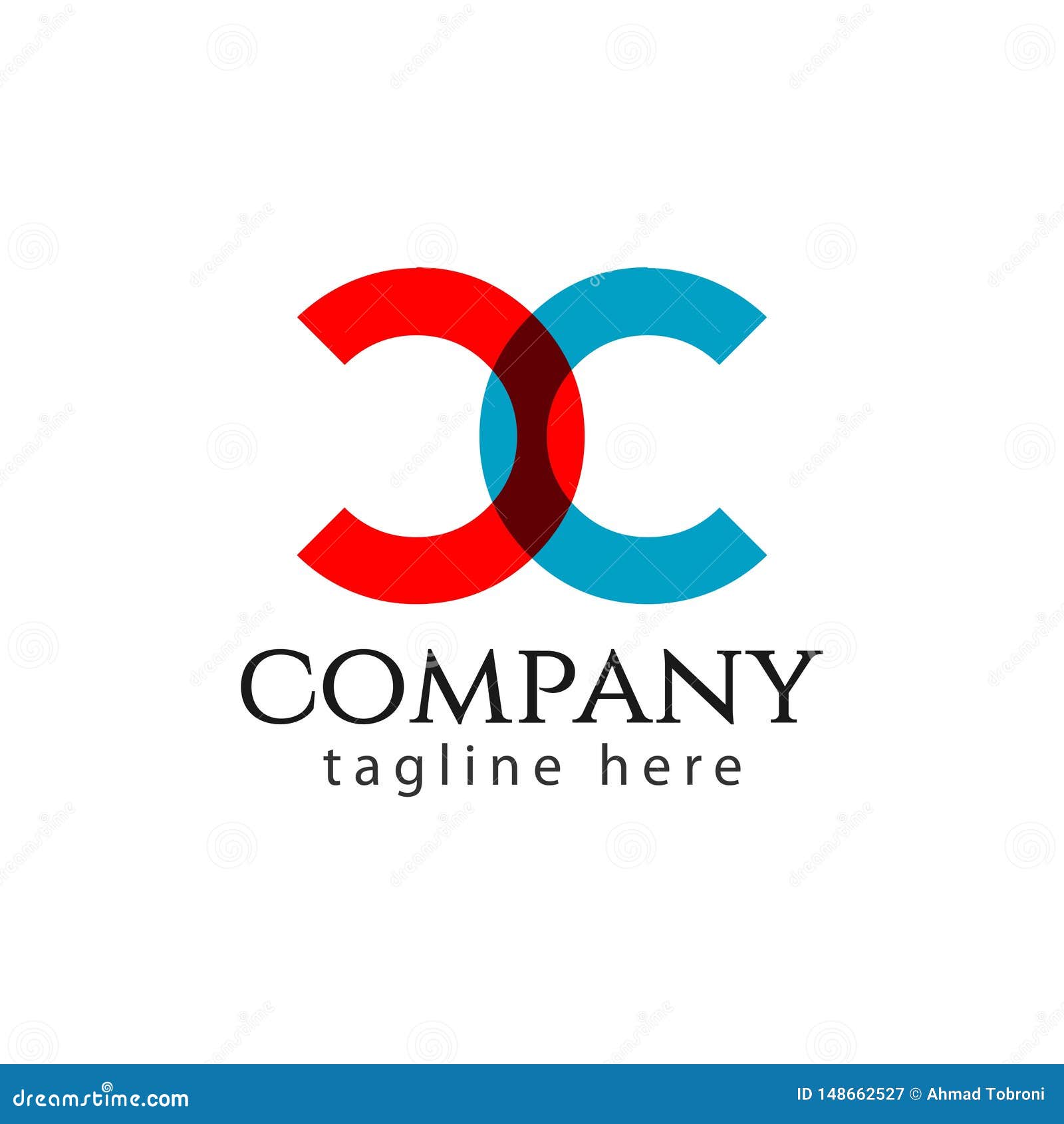 CC Company Logo Letter Vector Template Design Illustration Editorial ...