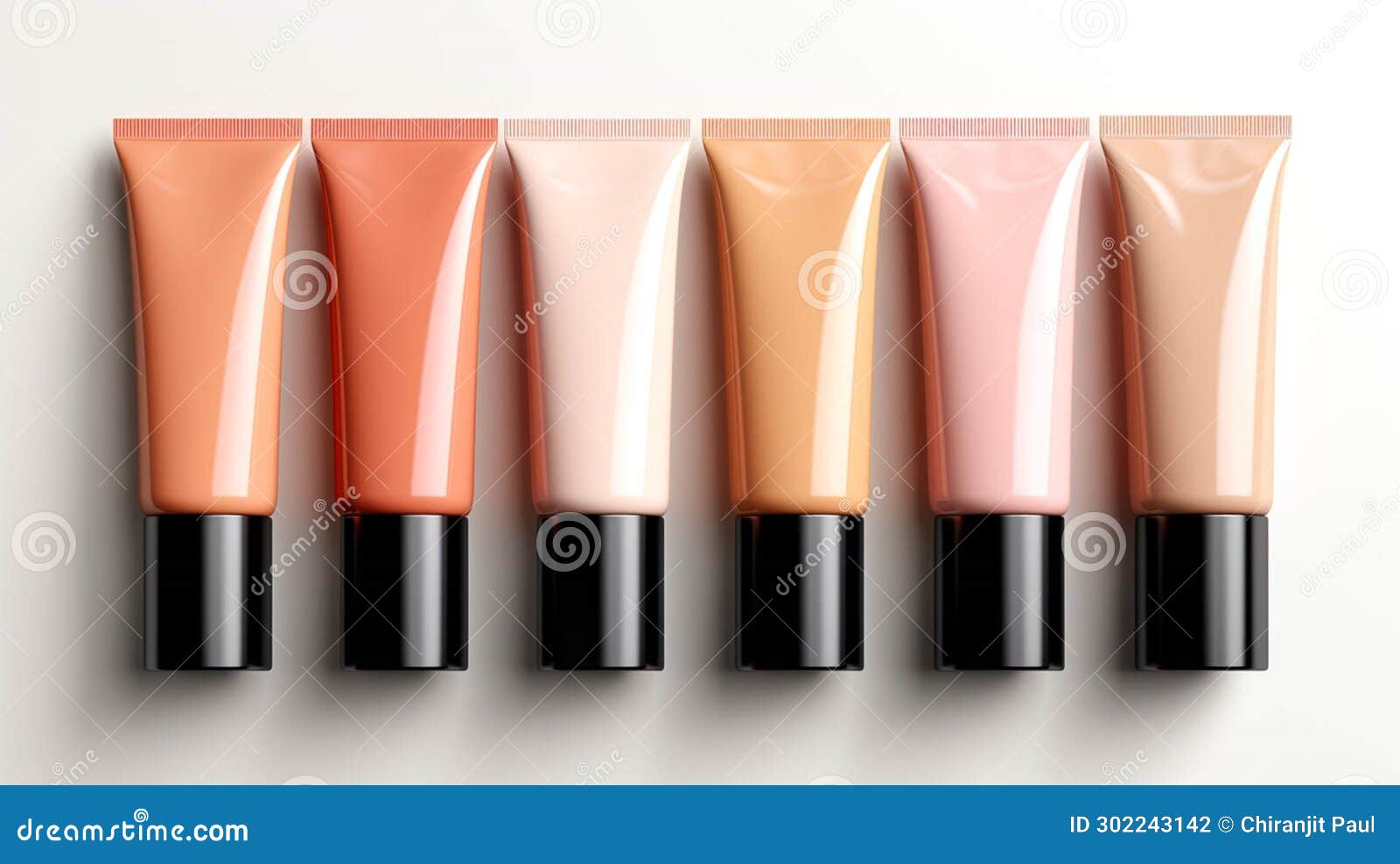 CC Cream Makeup Product Isolated on White Stock Photo - Image of ...