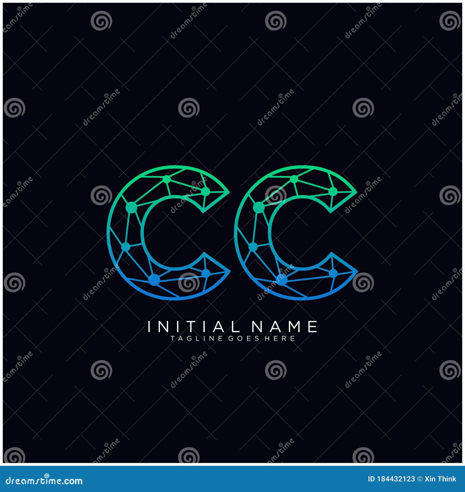 CC Letter Logo Icon Design Template Elements Stock Vector ...