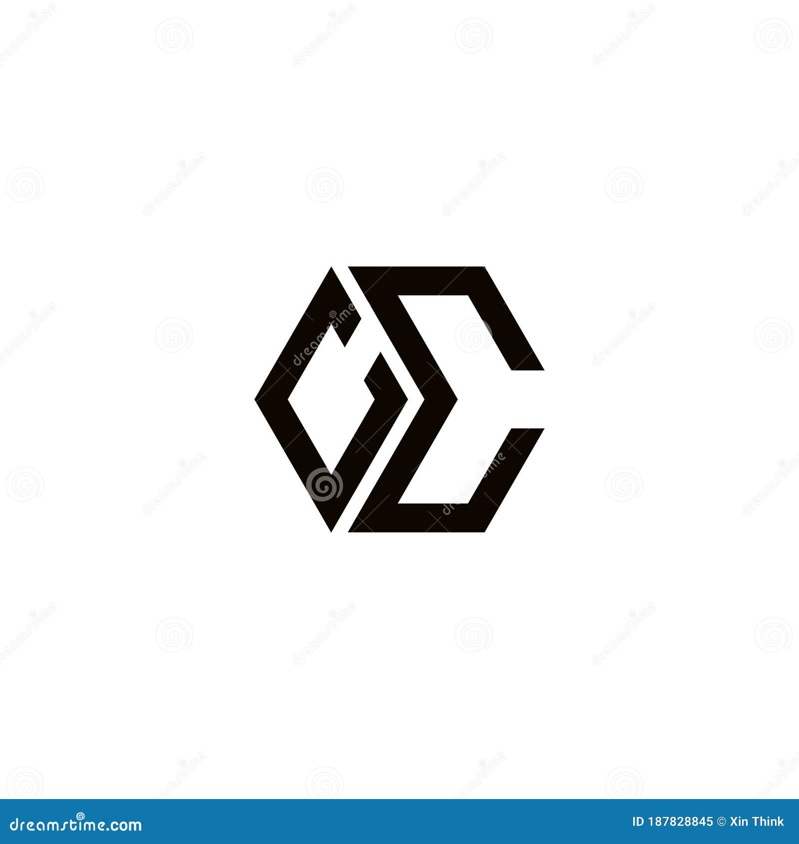 CC Letter Logo Icon Design Template Elements Stock Vector ...