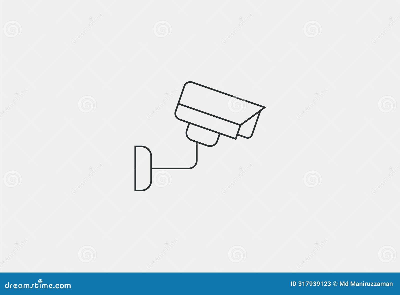 CC TV Camera icon. stock vector. Illustration of background - 317939123