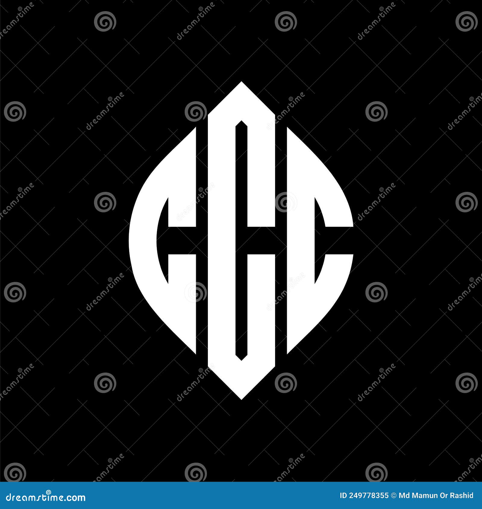 CCC Circle Letter Logo Design with Circle and Ellipse Shape. CCC ...