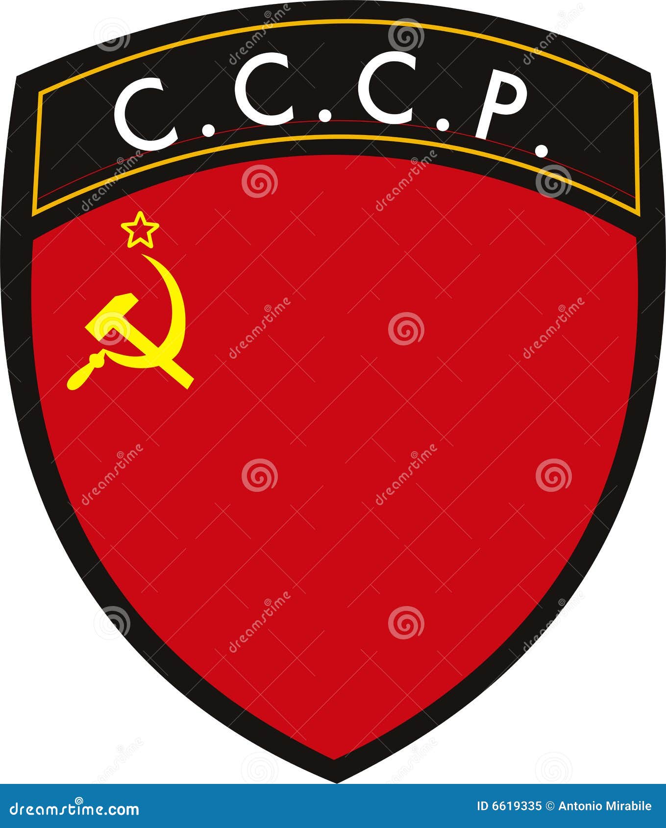 CCCP Flag Symbol Vector Illustration | CartoonDealer.com #47755058