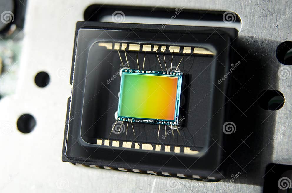 CCD CMOS Sensor Megapixel Digital Camera Eye Stock Photo - Image of ...