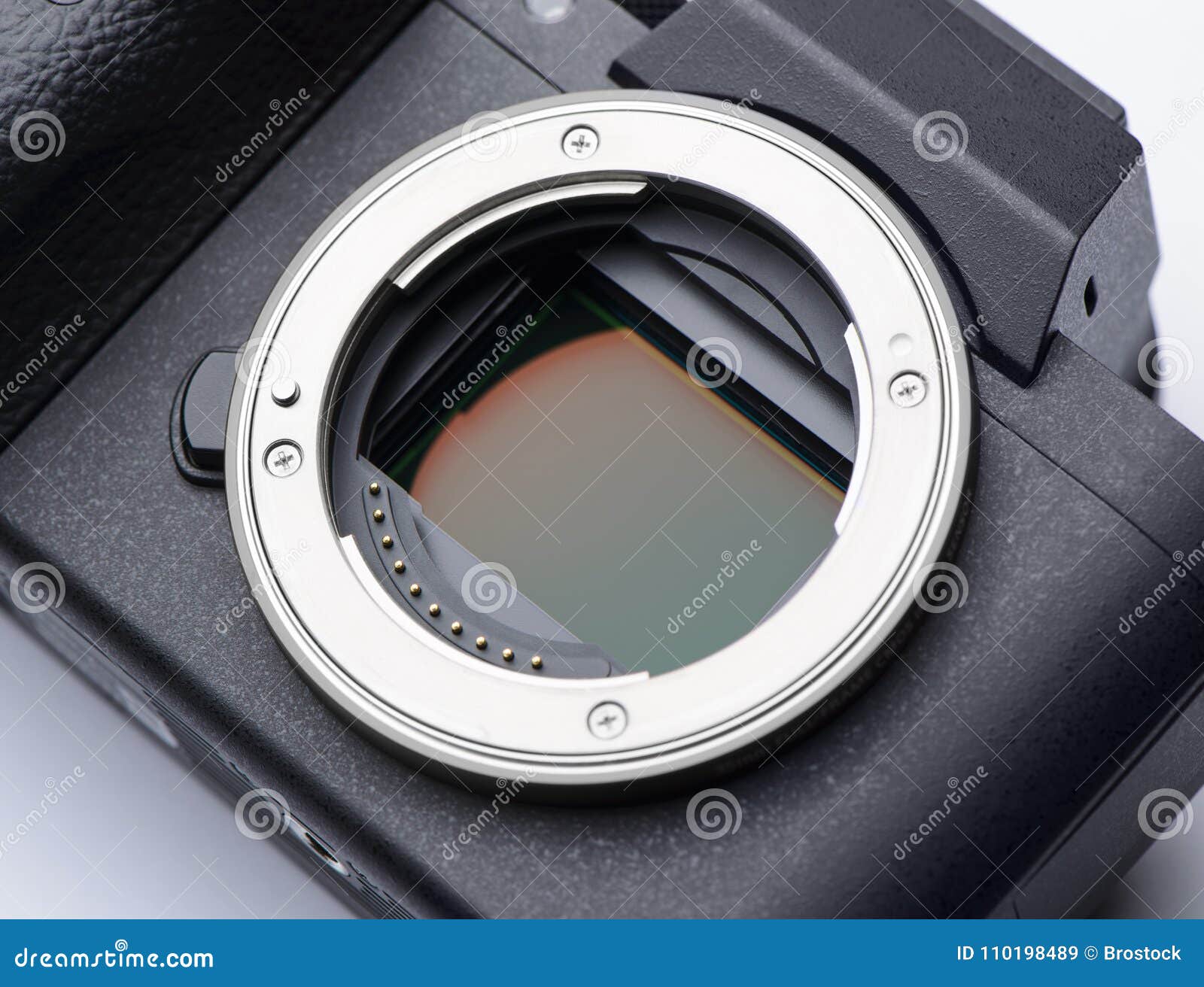 CCD Del Sensor De La Cámara O Primer Del Cmos Imagen de archivo ...