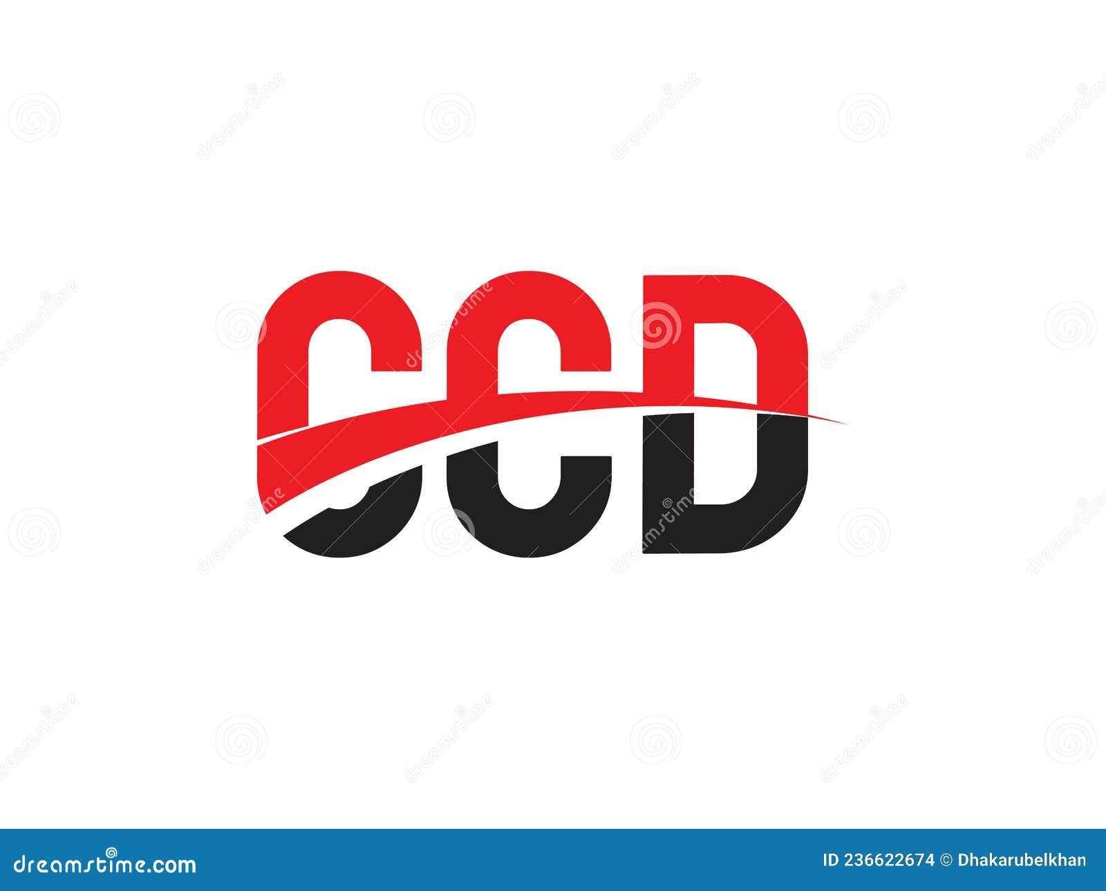Ccd Letter Initial Logo Design Vector Illustration Stock Vector