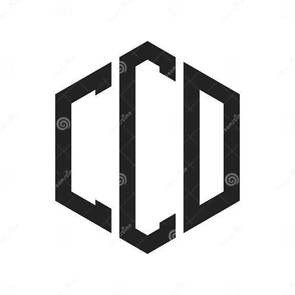 CCD Logo Design. Initial Letter CCD Monogram Logo Using Hexagon Shape ...