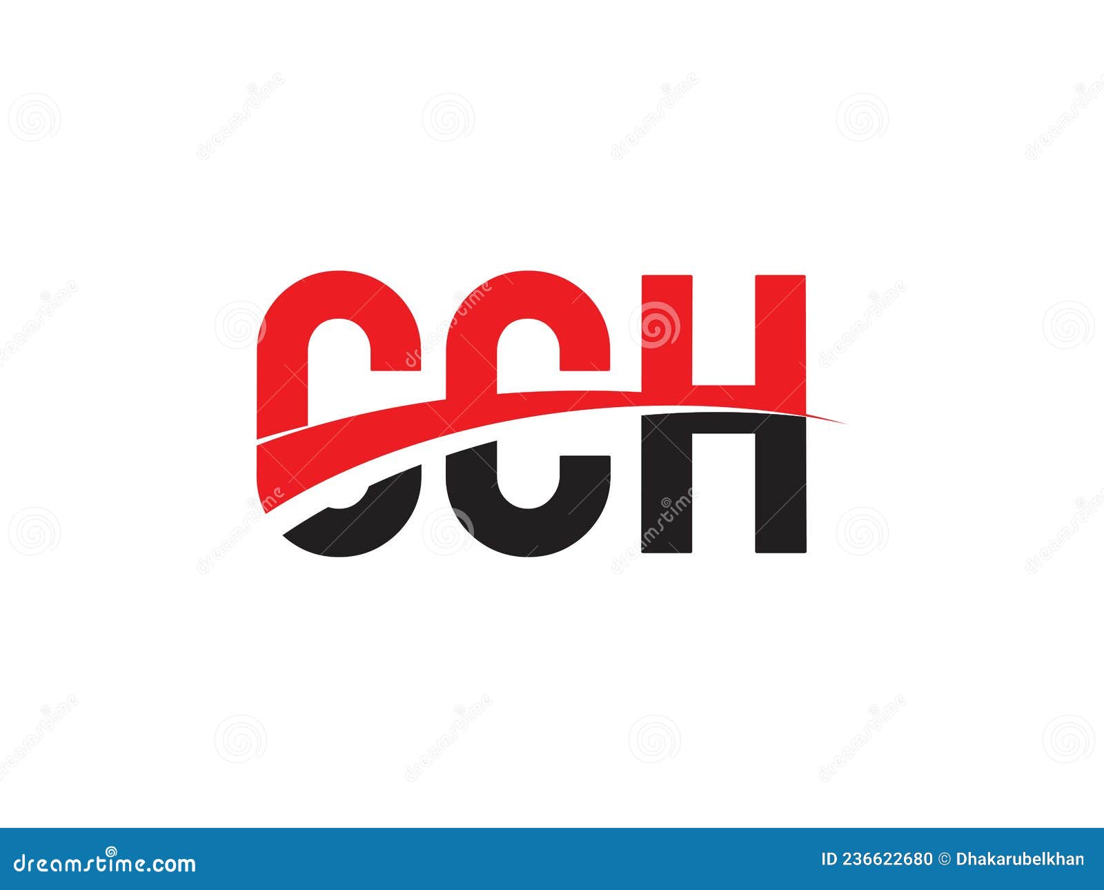 CCH Letter Initial Logo Design Vector Illustration Stock Vector ...