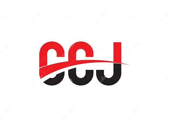 CCJ Letter Initial Logo Design Vector Illustration Stock Vector ...