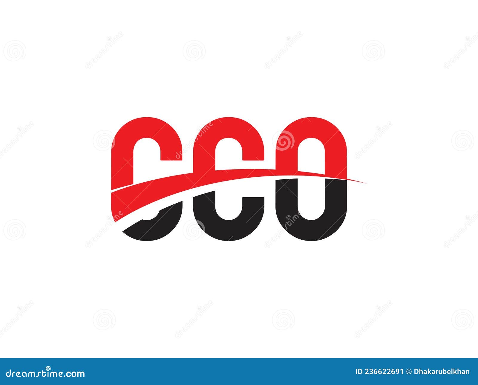 CCO Letter Initial Logo Design Vector Illustration Stock Vector ...