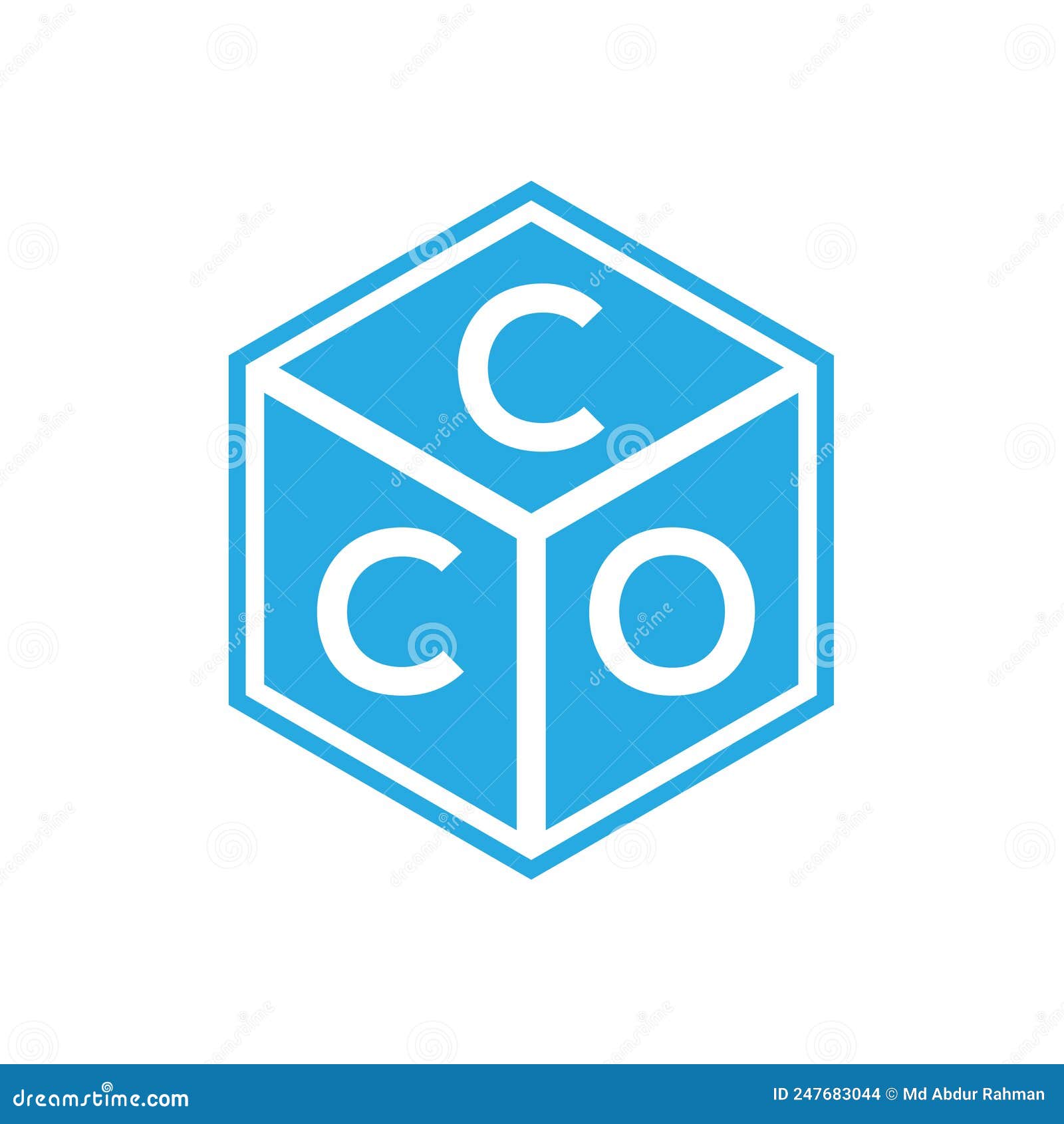 CCO Letter Logo Design On Black Background. CCO Creative Initials ...