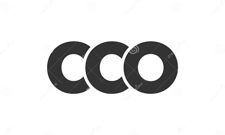 CCO Logo Design Template with Strong and Modern Bold Text. Initial ...