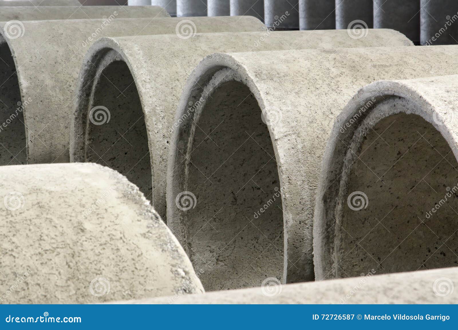 Cconcrete pipes stock image. Image of accessory, concrete - 72726587