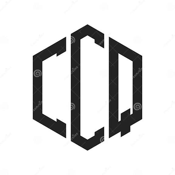 CCQ Logo Design. Initial Letter CCQ Monogram Logo Using Hexagon Shape ...