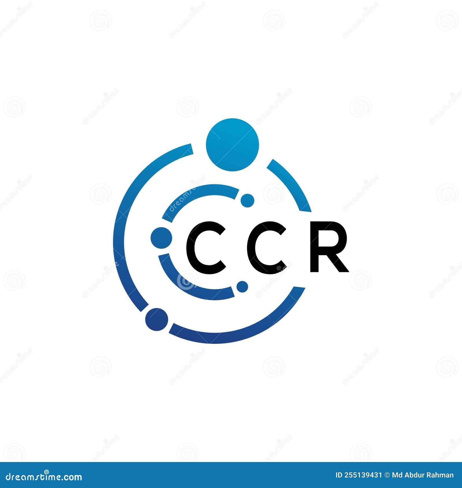 CCR Letter Logo Design on White Background. CCR Creative Initials ...