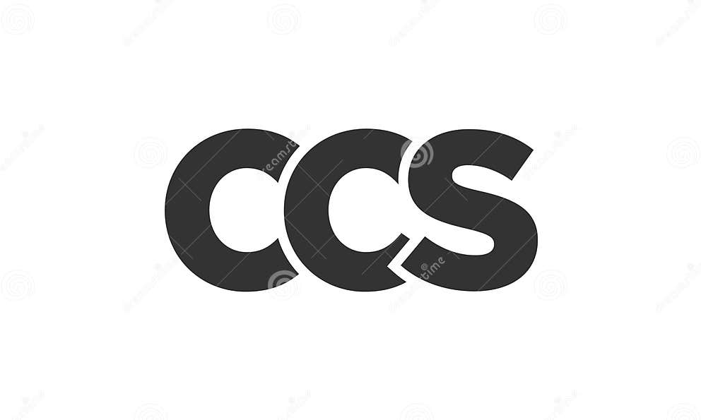 CCS Logo Design Template with Strong and Modern Bold Text. Initial ...