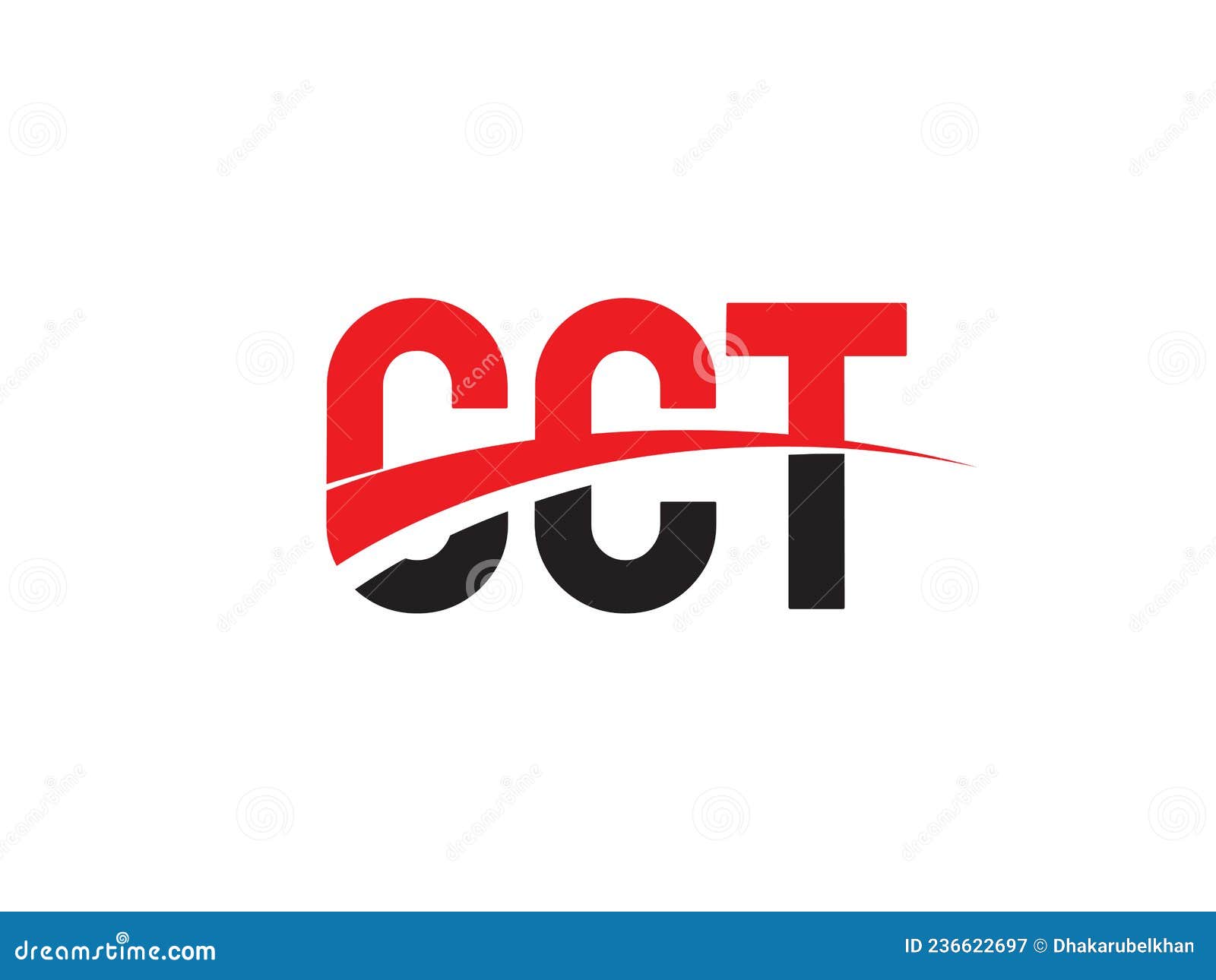 CCT Letter Initial Logo Design Vector Illustration Stock Vector ...