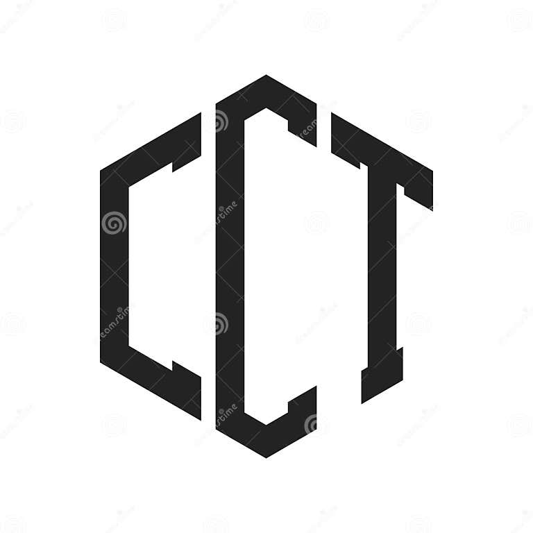 CCT Logo Design. Initial Letter CCT Monogram Logo Using Hexagon Shape ...