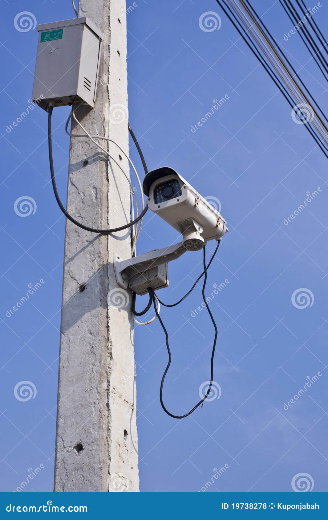 CCTV stock photo. Image of city, circuit, cloud, electronic - 19738278