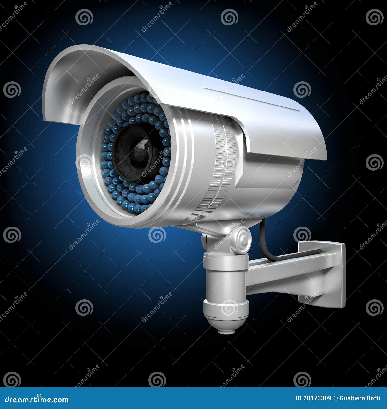 Cctv 3d stock de ilustración. Ilustración de video, proteja - 28173309