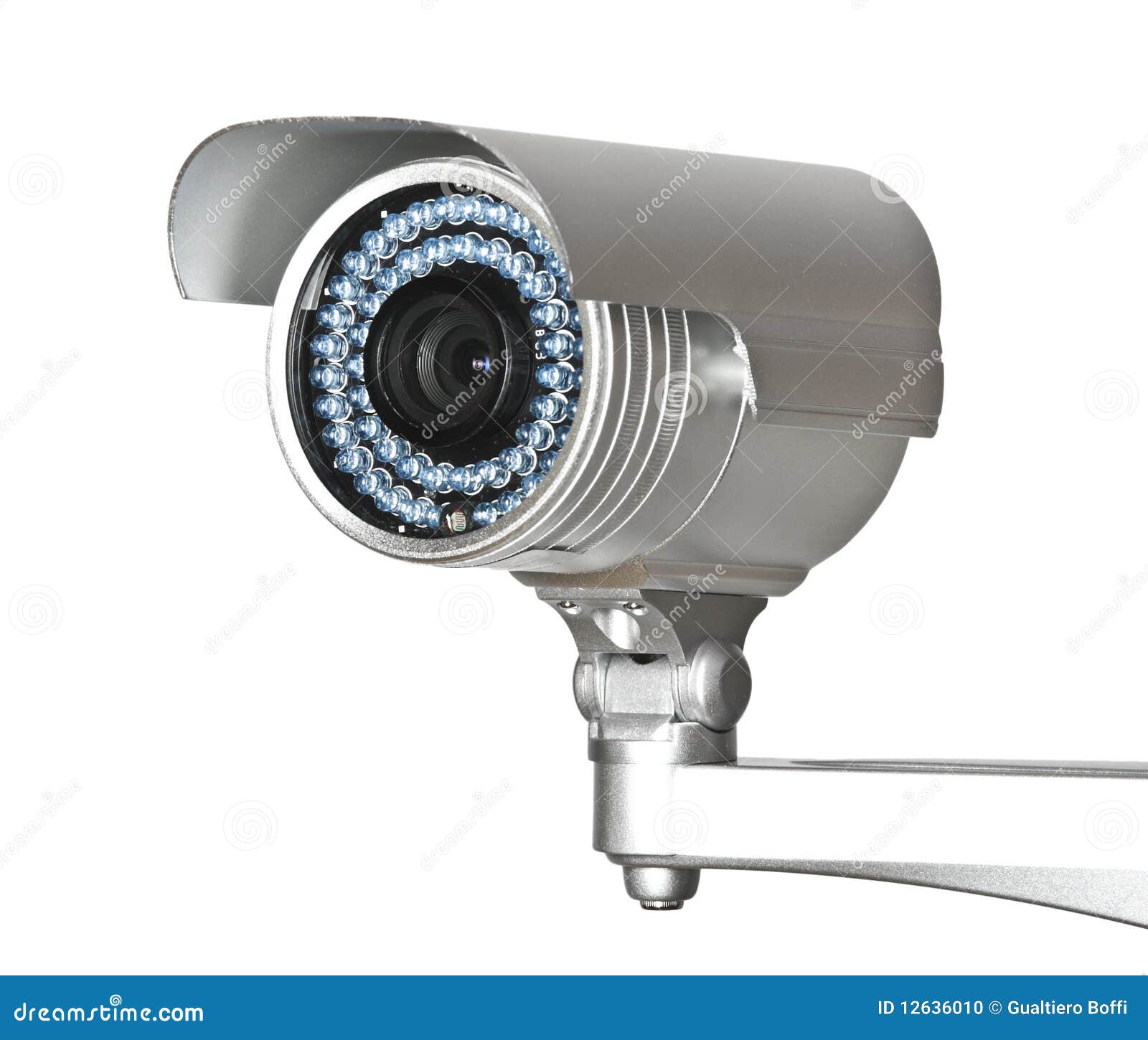 Cctv camera stock photo. Image of surveillance, live - 12636010