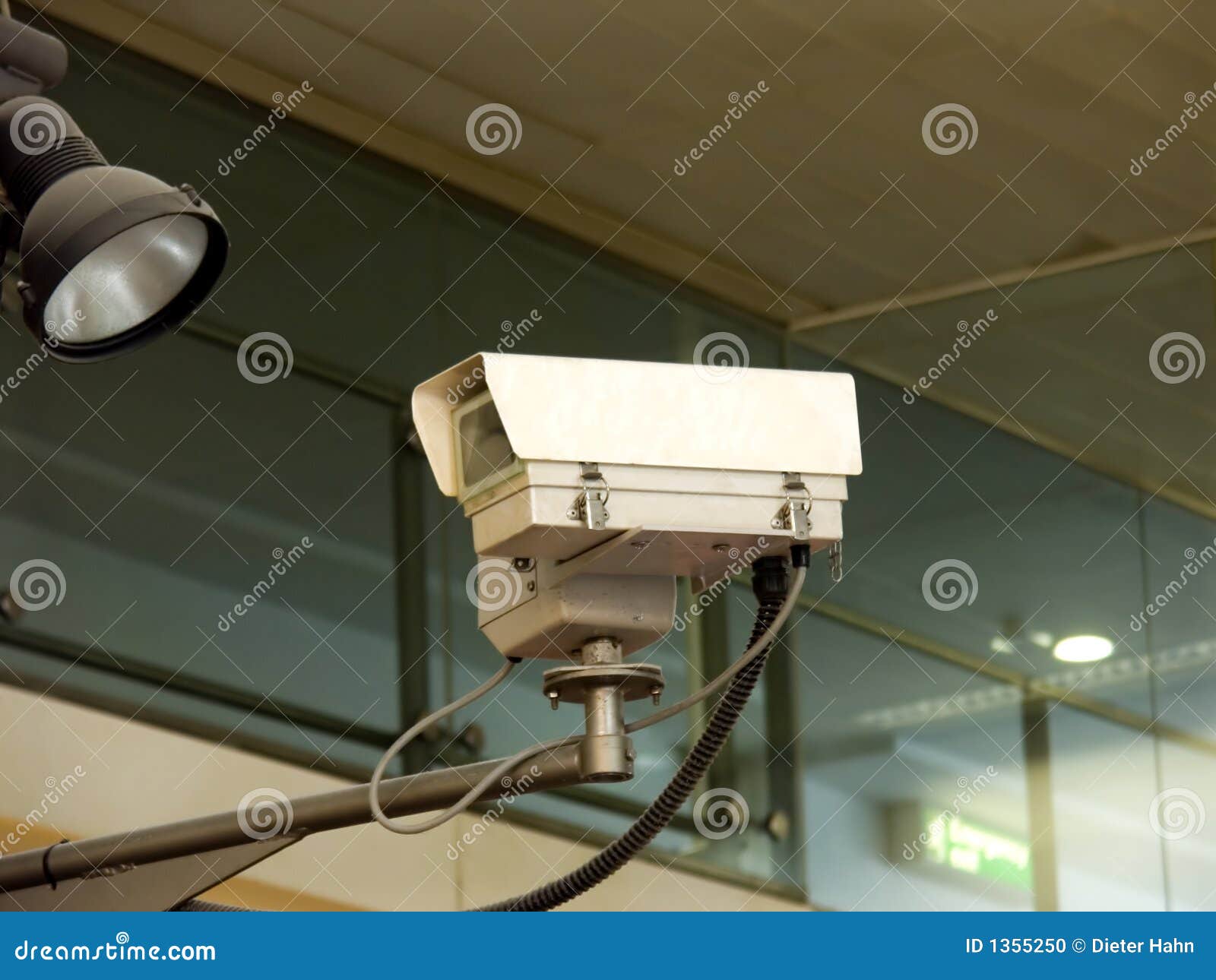 CCTV camera stock photo. Image of cords, camera, technology - 1355250