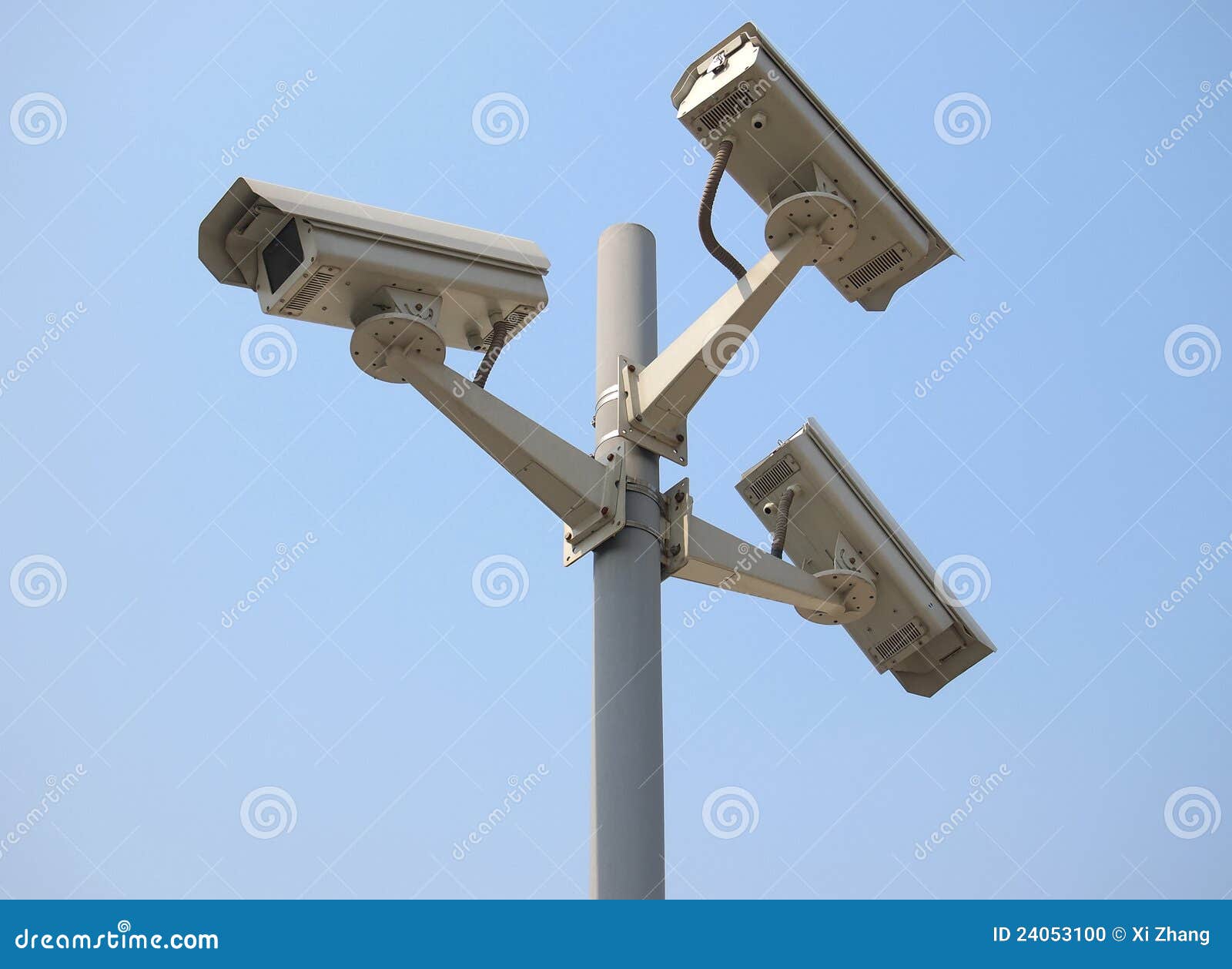 Cctv Camera stock photo. Image of isolated, television - 24053100