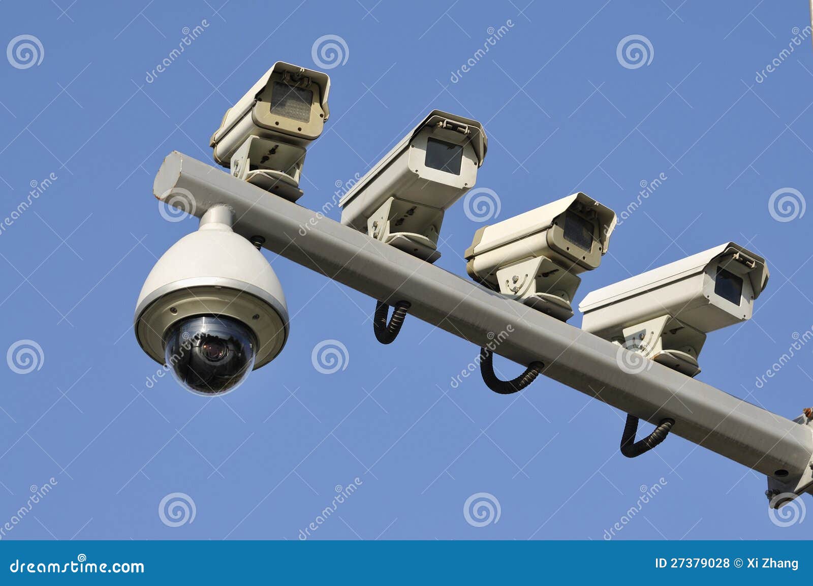 Cctv Camera stock photo. Image of cctv, television, blue - 27379028