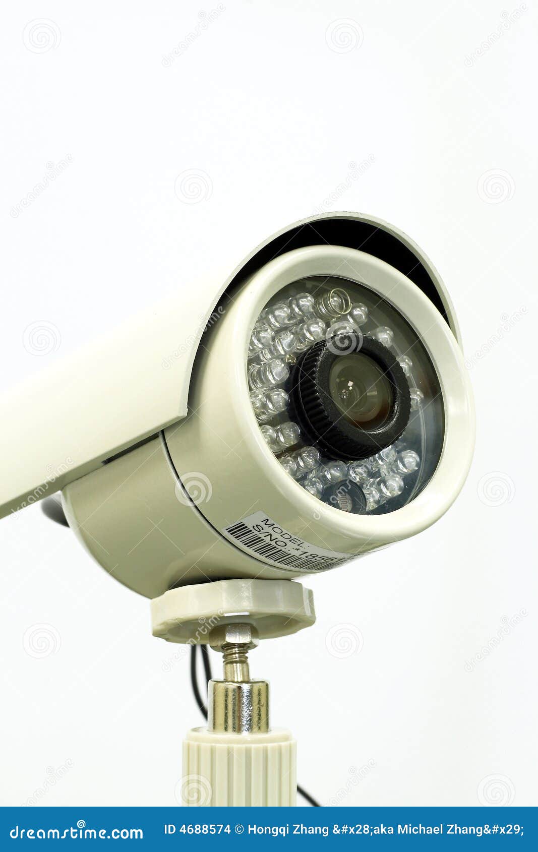 Cctv camera stock photo. Image of deterrent, close, guard - 4688574