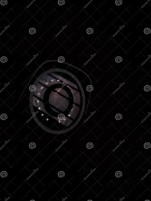 CCTV Camera on Black Background Stock Image - Image of lighting, camera ...
