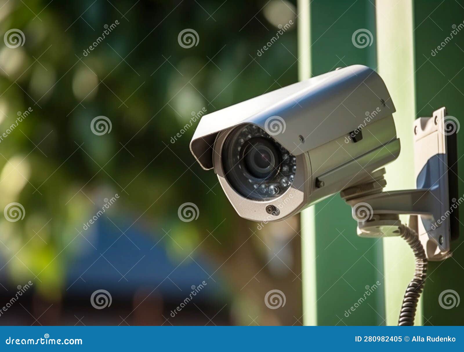 CCTV Camera, Equipment for Security Systems and Copy Space for Design ...