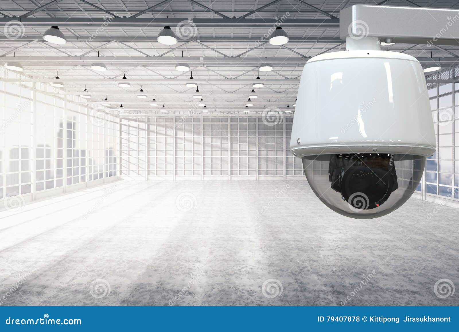 Cctv camera in factory stock photo. Image of inside, privacy - 79407878
