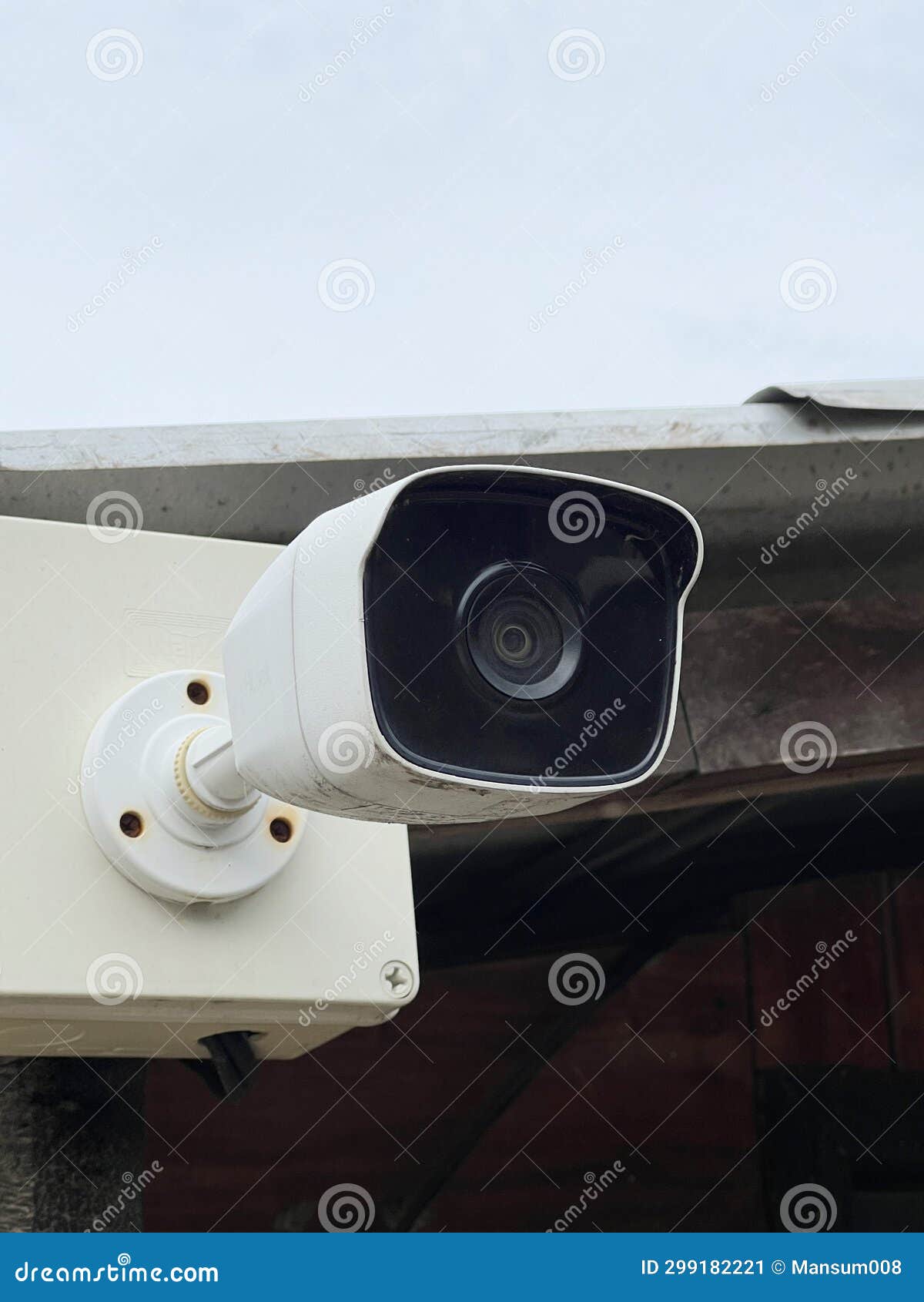 Cctv camera in the house stock image. Image of observe - 299182221