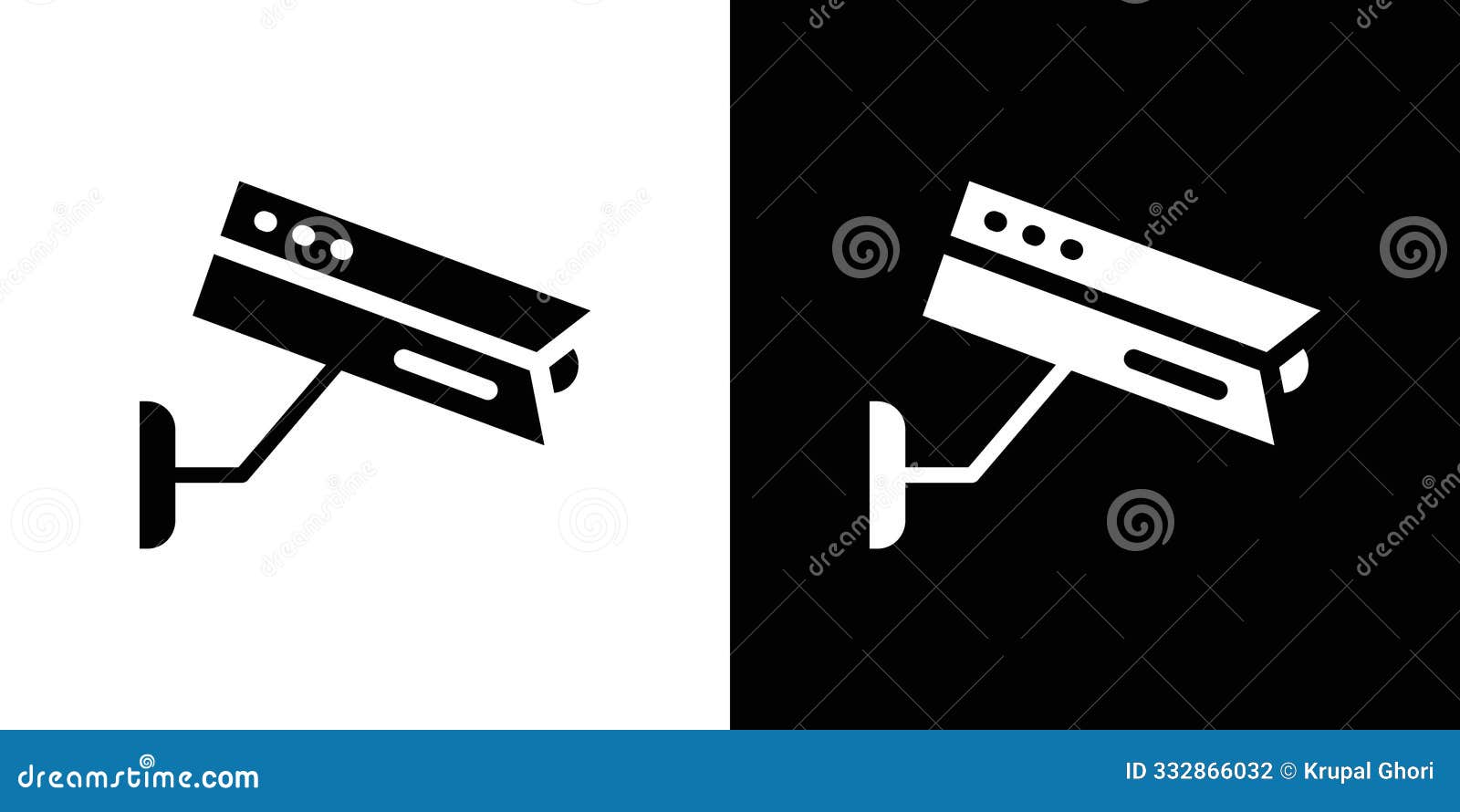 CCTV Camera Icon Logo Set Vector Stock Vector - Illustration of ...