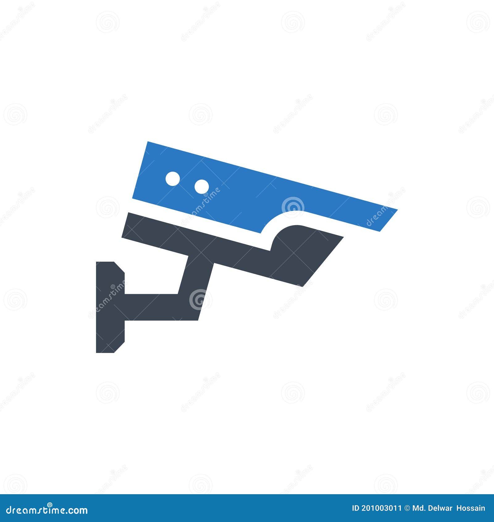 Cctv Camera Icon. Simple Vector Graphics Stock Vector - Illustration of ...
