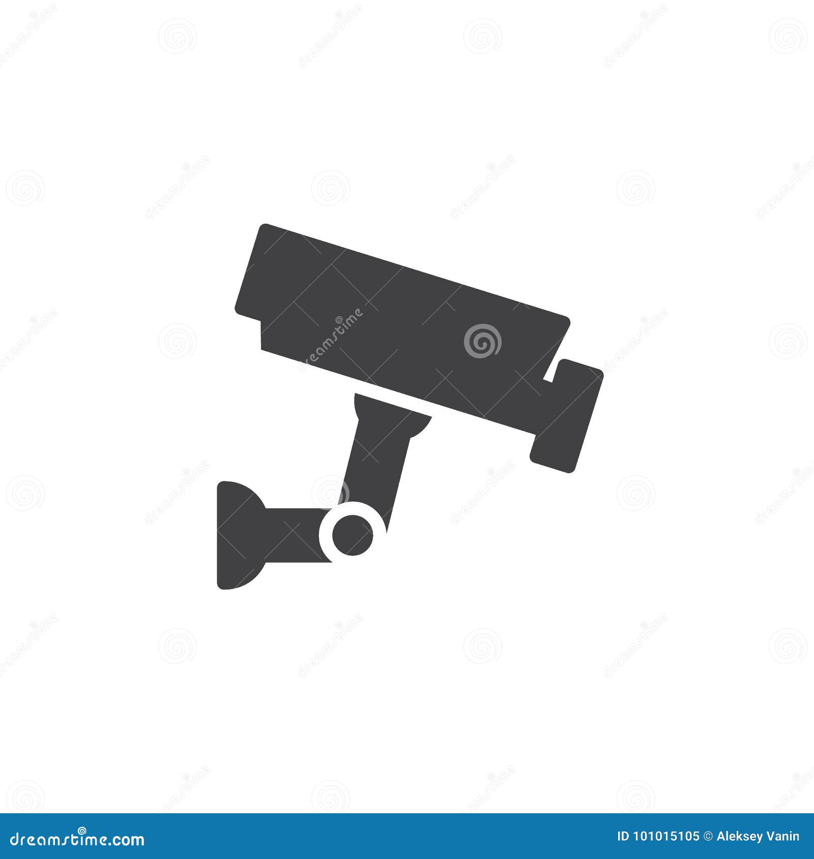 Cctv camera icon vector stock vector. Illustration of single - 101015105